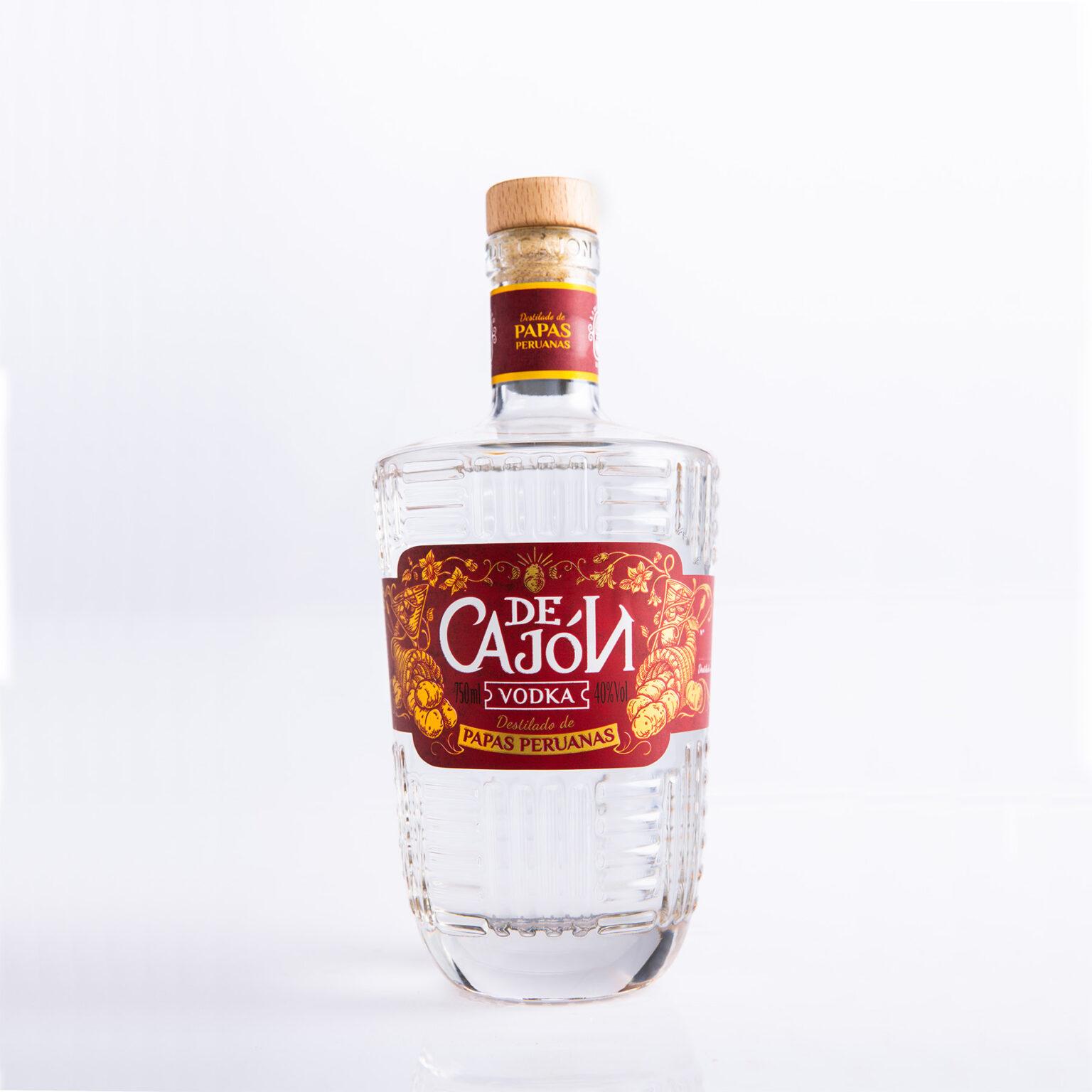 Vodka De Cajón 750ml - De Cajón Vodka - Destilado de Papas Peruanas