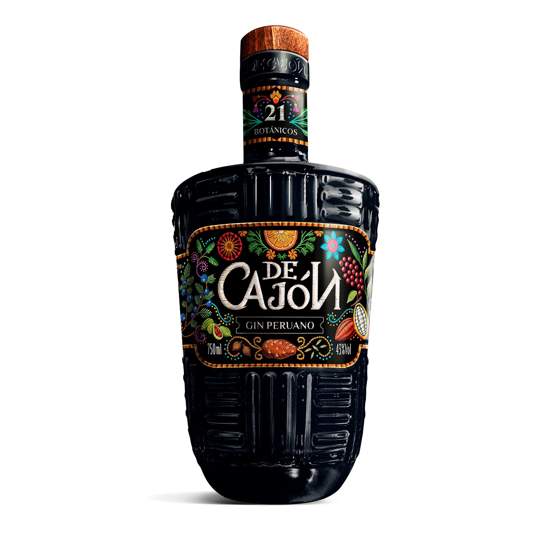 De Cajón Gin Peruano 750 ml - De Cajón Vodka - Destilado de Papas Peruanas